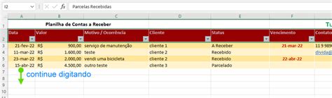 Planilha De Contas A Receber Gr Tis E Pronta Para Usar Tudo Excel