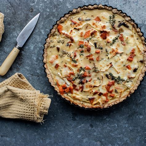 Tarte Au Butternut Et Aux Champignons