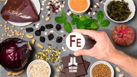 Alimentos ricos en hierro Método Lázaro