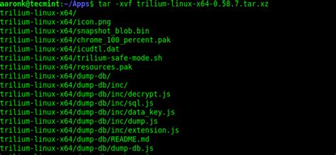 How To List And Extract Unzip Tar Xz File In Linux