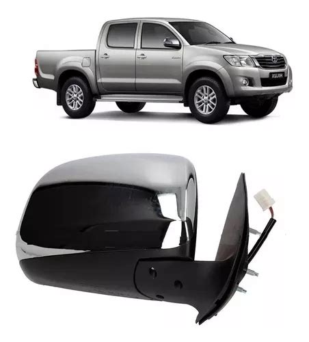 Espejo Toyota Hilux 2013 2014 2015 Cromado Electrico Derecho