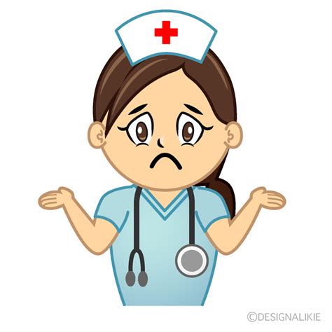 Free Troubled Nurse Cartoon Character Clipart Charatoon