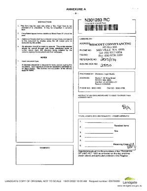Fillable Online Appendix B Certificate Of Titles Fax Email Print