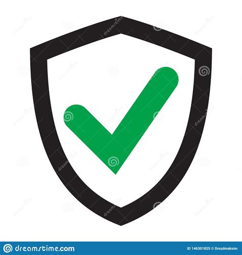 Proteja El Icono Plano Del Escudo Icono Cifrado Del S Mbolo Ilustraci N