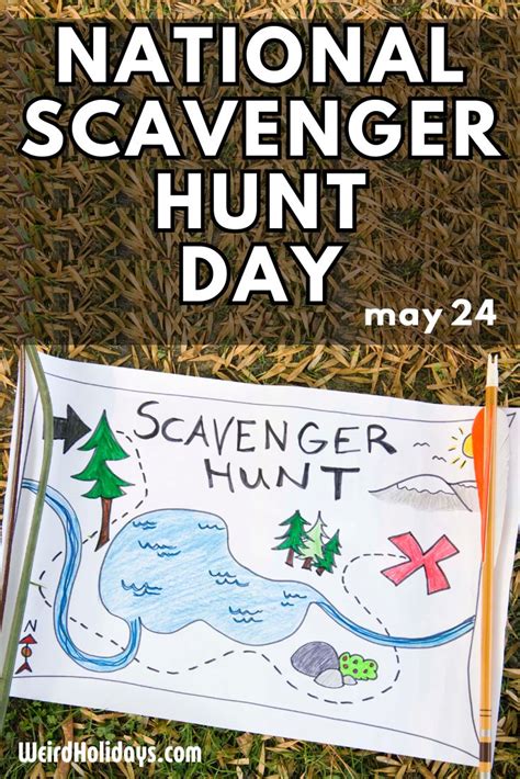 National Scavenger Hunt Day May 24 Weird Holidays