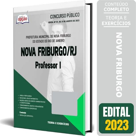 Apostila Prefeitura de Nova Friburgo RJ 2023 Professor I Solução