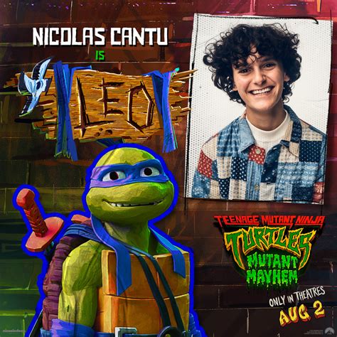 Nicolas Cantu Is Leo Teenage Mutant Ninja Turtles Mutant Mayhem