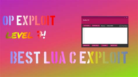 OMFG OP HACK EXPLOIT STELLA INSANE LUA C SCRIPT EXE WORKS