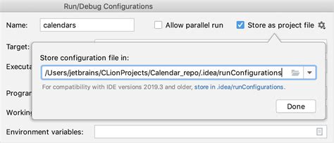 Run Debug Configurations Clion Documentation