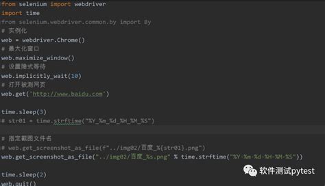 python自动化测试selenium指定截图文件名方法 python web自动化截图的名称定义 csdn博客