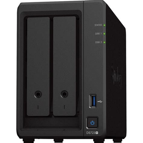 Synology DiskStation DS723 2 Bay NAS Enclosure DS723 B H Photo