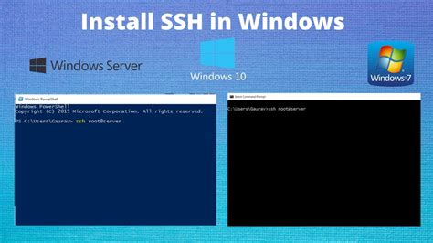 How To Install Ssh In Powershell And Cmd Windows Youtube