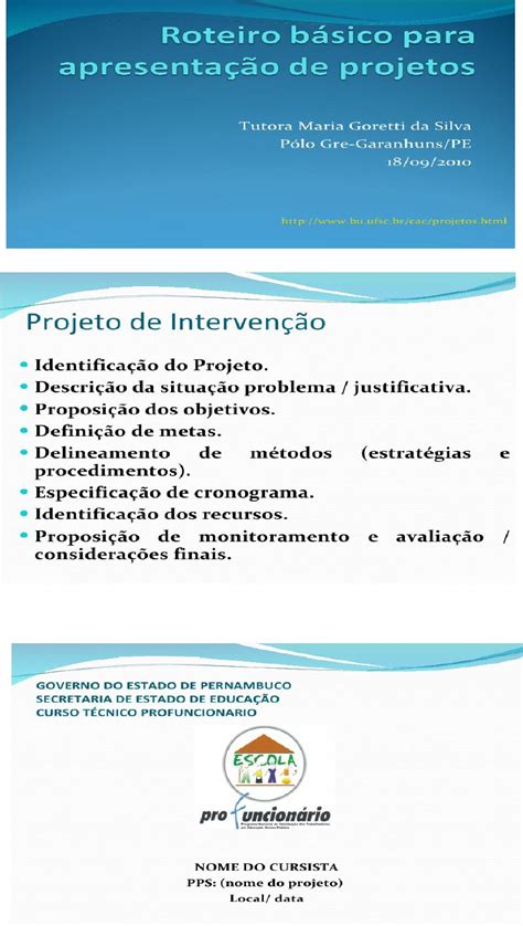 O Que é Projeto De Intervenção BRAINCP