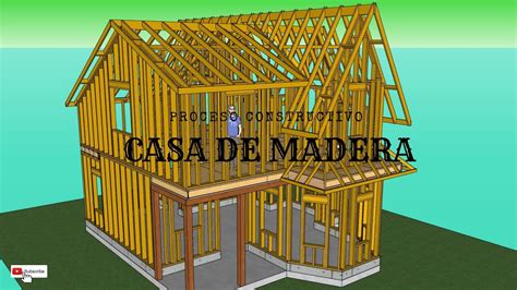 Proceso Constructivo De Una Casa De Madera Segundo Nivel Y Techo Pt