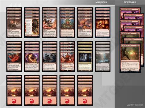 Standard Red Deck Wins Deck By Omair00 MTG DECKS