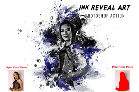 Ink Reveal Art Photoshop Action Invent Actions