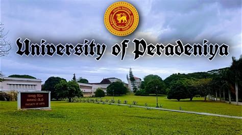 University Of Peradeniya Faculty Of Arts Youtube