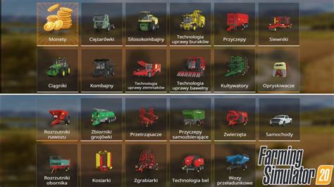 Farming Simulator 20 Wszystkie Pojazdy I Maszyny W Sklepie YouTube