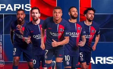 Con Messi Como Modelo Psg Present La Nueva Camiseta Para La Pr Xima
