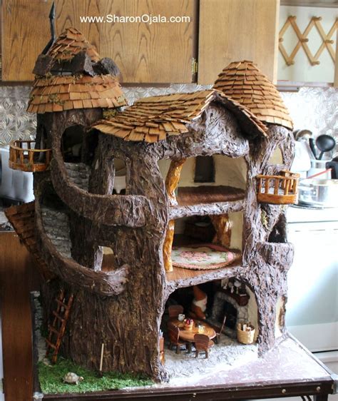 Albums 91 Pictures How To Make A Roof For A Tree Stump Fairy House