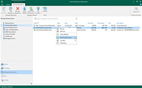 Setting Up User Permissions On Backup Repositories Veeam Agent For