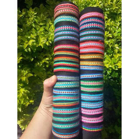 Kit 10 Pulseiras Coloridas De Pano Shopee Brasil