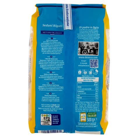 De Cecco Sedani Rigati N G Carrefour