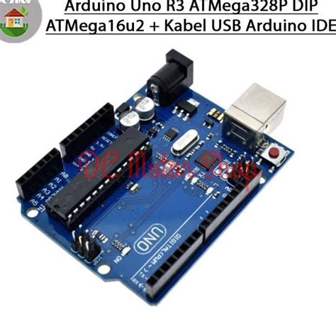 Jual Arduino Uno R Atmega P Dip Atmega U Kabel Usb Arduino Ide