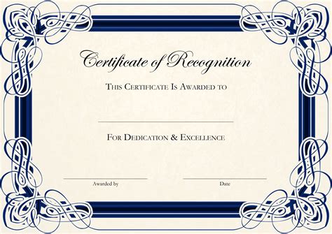 Create Printable Certificate