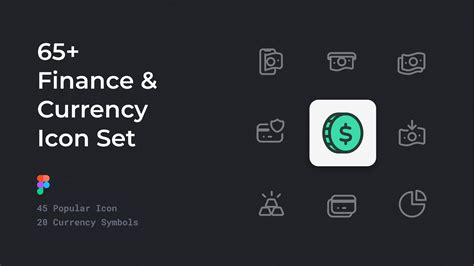 Finance Currency Full Icon Set Figma Community
