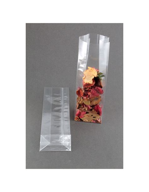 Bolsa Con Fuelle Y Fondo Cuadrado De X Cm