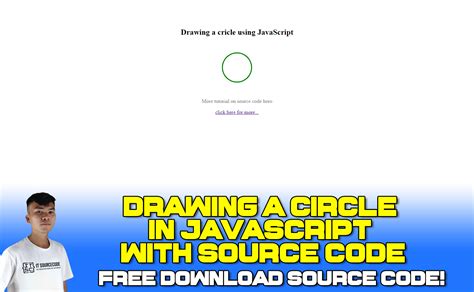 javascript draw circle with source code