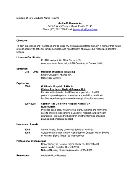 Printable Nursing Resume Templates At Allbusinesstemplates