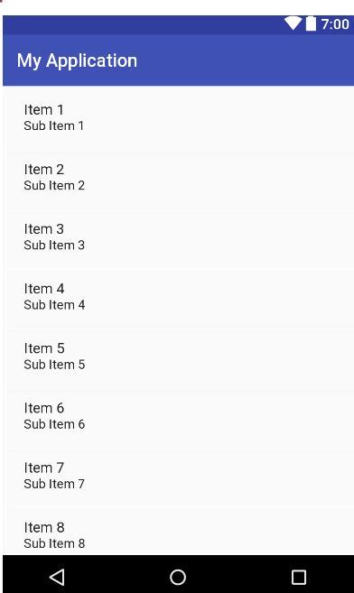 Using Lists In Android With Listview Tahasivaci