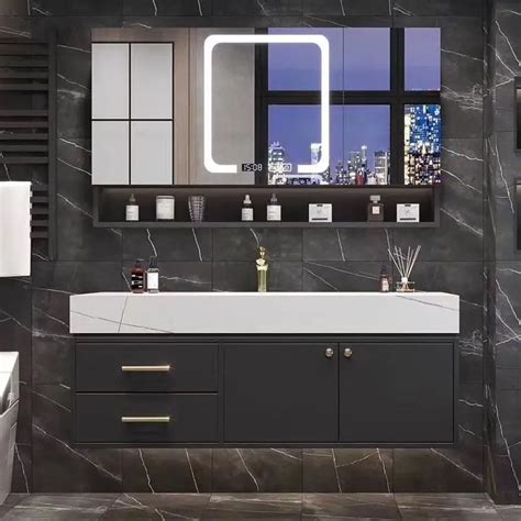 2023 New Style 40 Inch Floating Wall 1 Sink Hanging 2 Drawers Bath