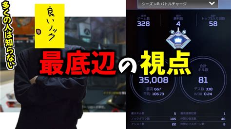 最底辺プレイヤーの実態を知っていますかApex YouTube