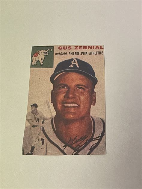 1954 Topps Sports Illustrated Gus Zernial 05762 EBay