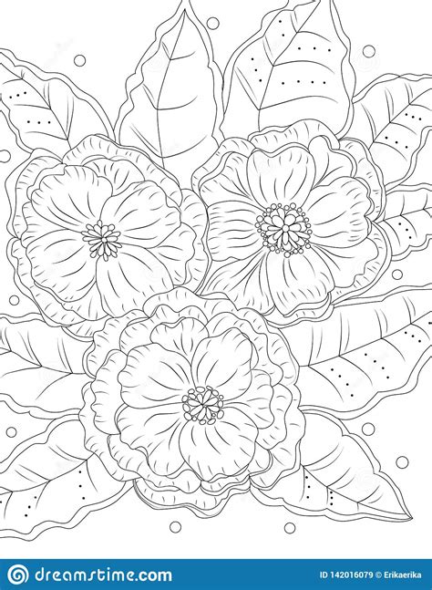 P Gina Do Livro Para Colorir Ilustra O Do Vetor Ilustra O De