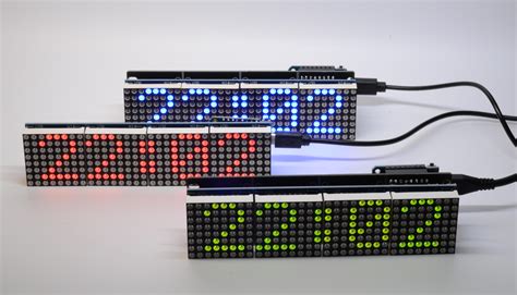 Gallery Diy Esp Led Matrix Clock Kit Hackaday Io