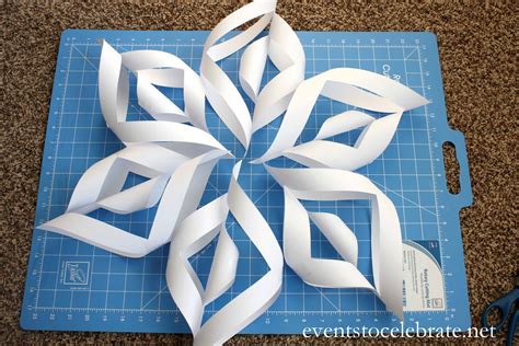 D Paper Snowflake Tutorial Events To Celebrate Party Ideas For