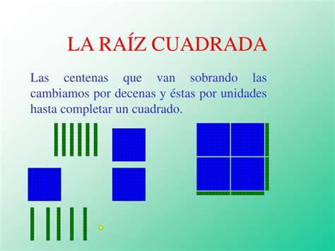 PPT LA RAÍZ CUADRADA PowerPoint Presentation free download ID 5281078