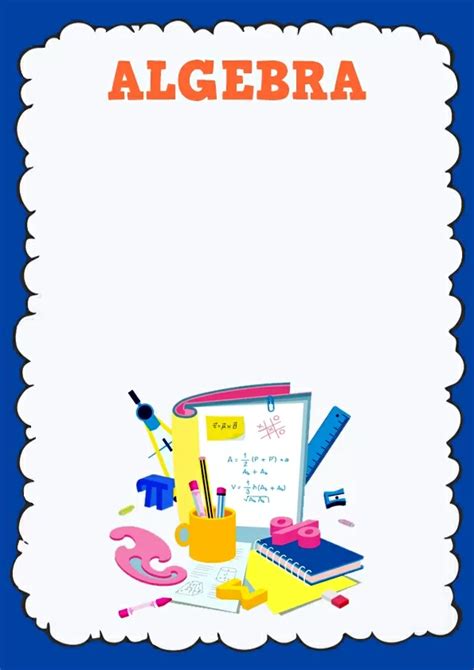 Las Mejores Caratulas Para Cuadernos 2021 Word Template Design