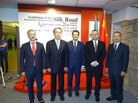 中外丝绸之路历史档案文献展巴黎联合国教科文组织总部开幕 凤凰网