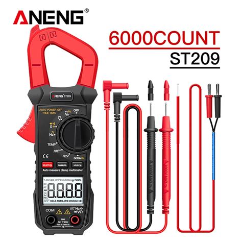 ANENG ST209 6000 Counts True RMS Digital Professional Multimeter Clamp
