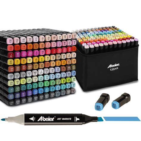 Mua 120 Colors Alcohol Markers Set Dual Tips Blender Art Markers For