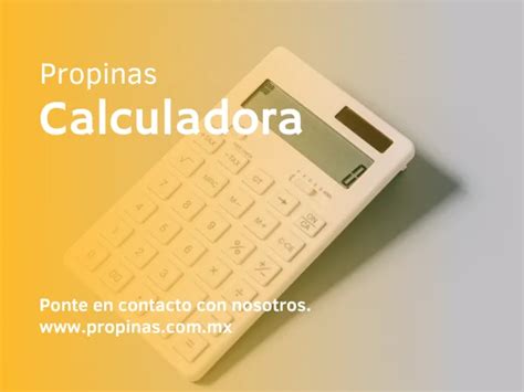 Calcular Propina Propinas