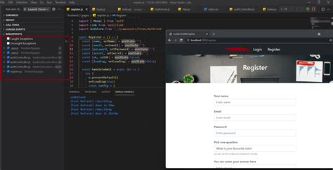 reactjs unable to debug next js app using visual code stack overflow