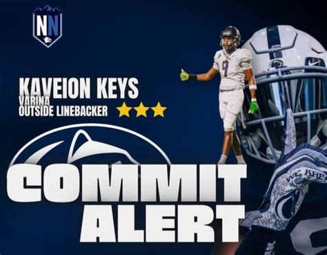 2023 Lb Kaveion Keys Announces Commitment To Penn State Happy Valley Insider Penn State