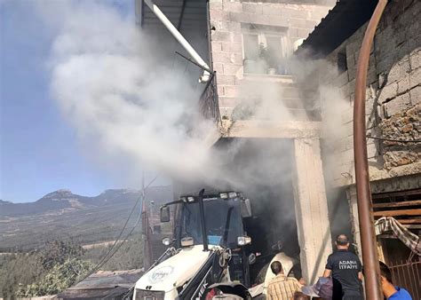 Adana 3 sayfa haberi Adana da ahır yangınında 2 küçükbaş hayvan