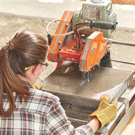 How To Cut Pavers The Home Depot